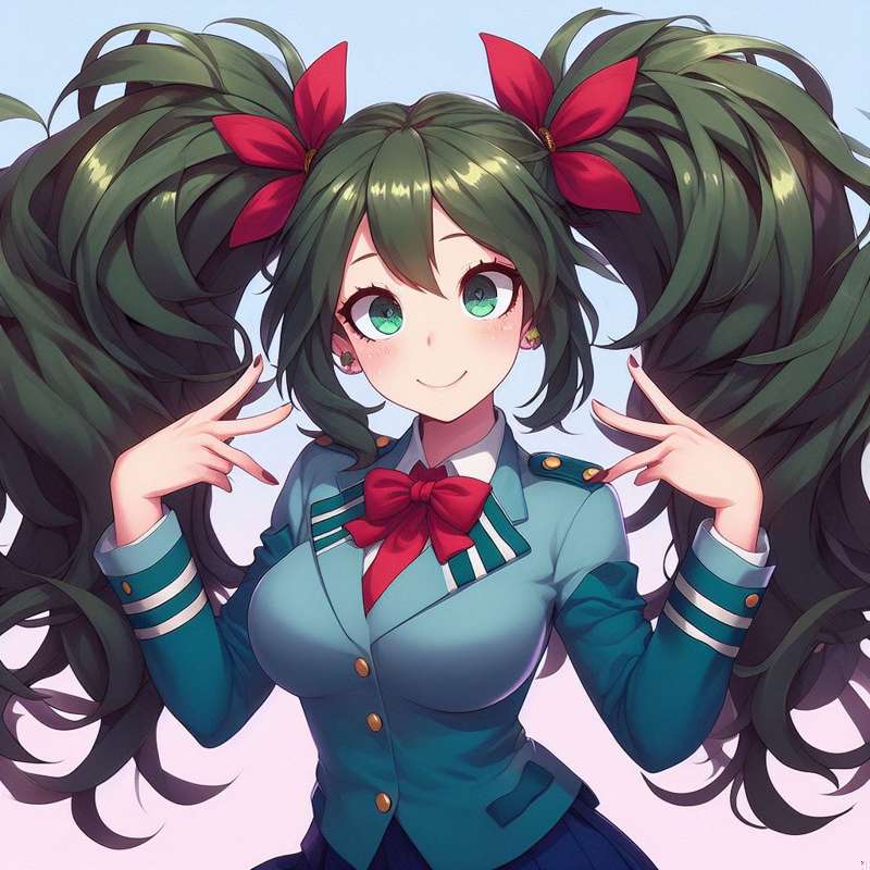 "Patreon Only: Deku with Twin tails" by Artificial-sIssy from Patreon | Kemono