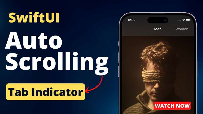 Swiftui Auto Scrolling Tab Indicators Animations Xcode 14 Swiftui Tutorials By Kavsoft