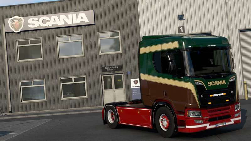 "NUTS MOTORS scania jim SKIN " by routier_A10 from Gumroad | Kemono