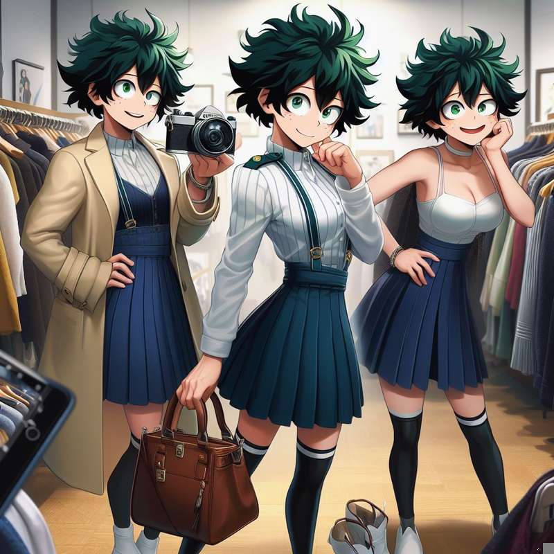 "Deku gone shopping!" by Artificial-sIssy from Patreon | Kemono