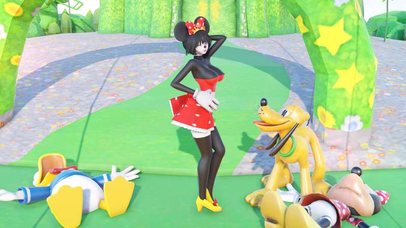 "MMD MOUSE CHAN MINNIE COSPLAY MODEL DL" by JuriHan from Patreon | Kemono