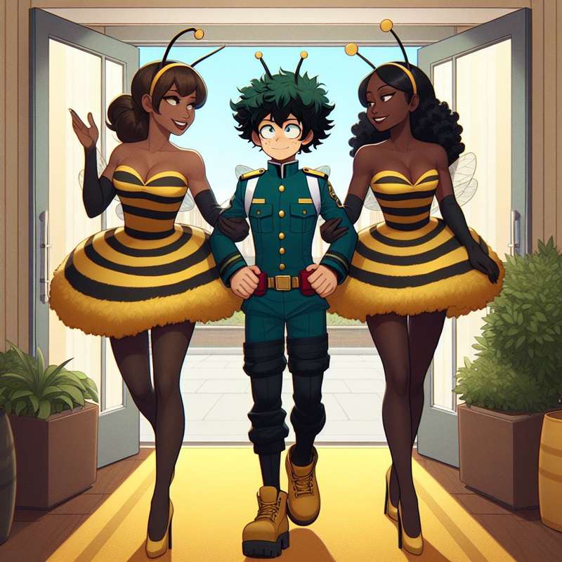 "Bee girl Deku" by Artificial-sIssy from Patreon | Kemono