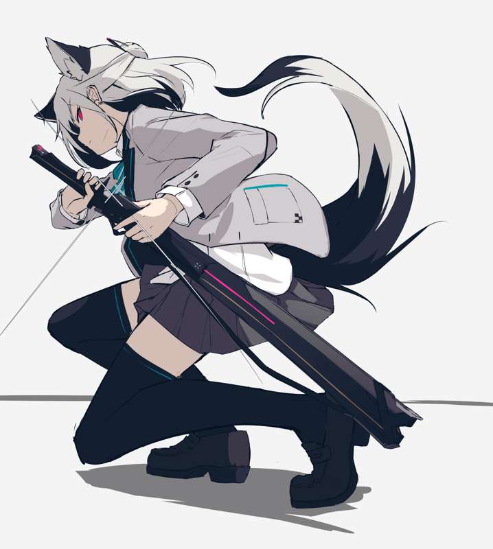 "ケモミミ武器娘‐JK" by mito-nagishiro from Pixiv Fanbox | Kemono