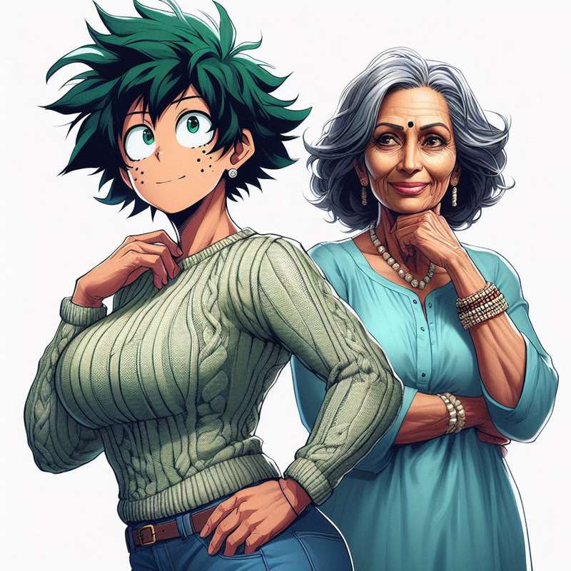 "Aged up tg'd Deku" by Artificial-sIssy from Patreon | Kemono