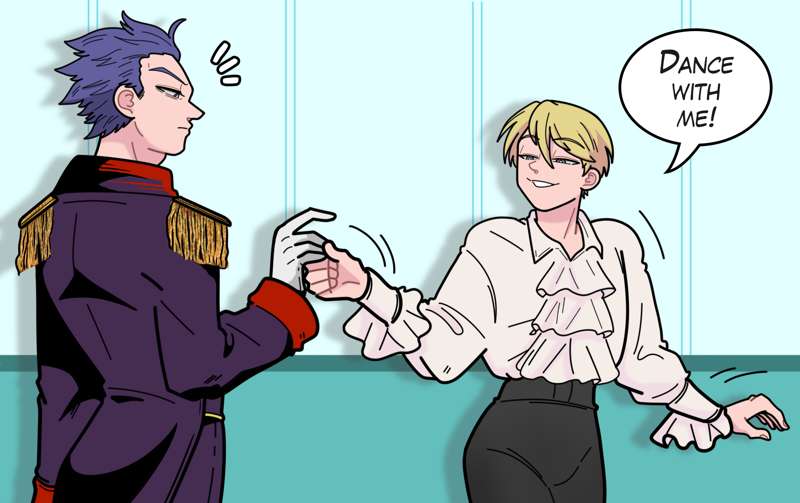 Shinso X Monoma Doodles By Rewolfnus From Patreon Kemono