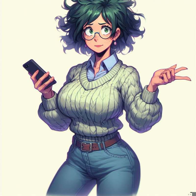 "Aged up tg'd Deku" by Artificial-sIssy from Patreon | Kemono