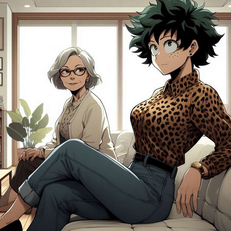 "Deku: Genie, salon, milfs" by Artificial-sIssy from Patreon | Kemono