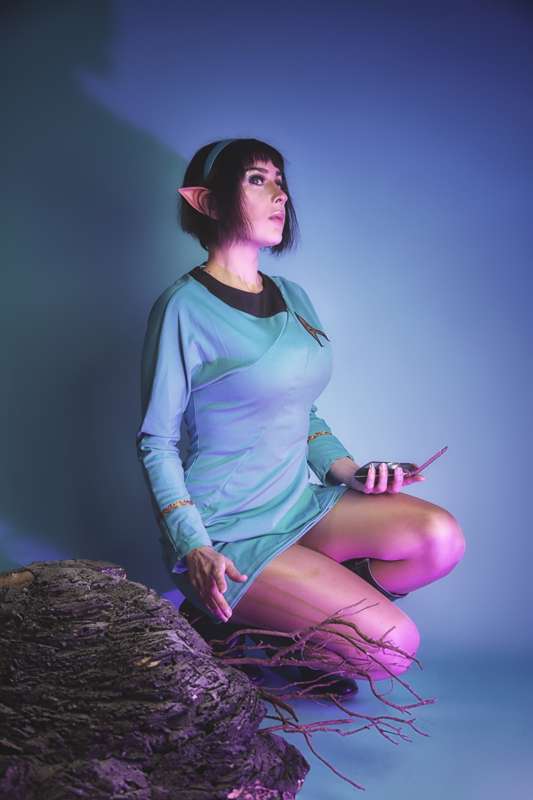 "Live Long and Prosper - TOS Vulcan Pin-Up" by Vampisaurus from Patreon | Kemono