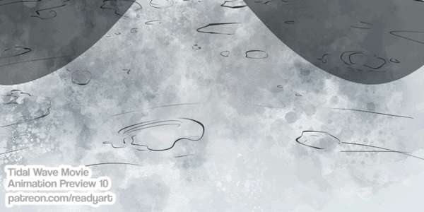 "Tidal Wave Animation Preview 10" by readyart from Patreon | Kemono