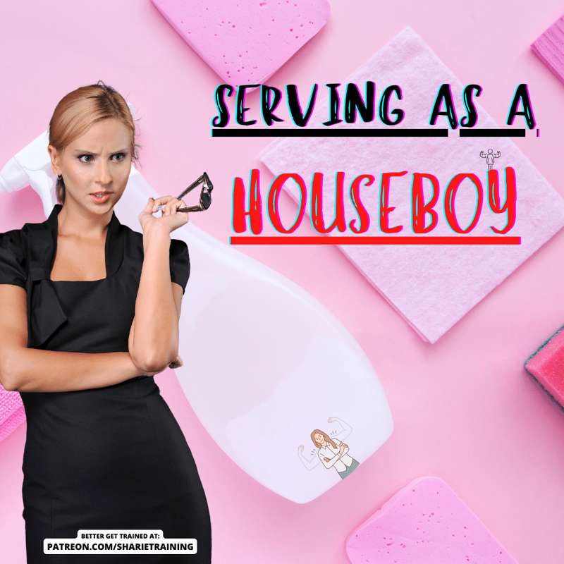 "SERVING AS A HOUSEBOY 🏡🚮💋 | DAILY TRAINING FILE | Full Version" by sharietraining from Patreon ...